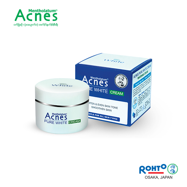 Acnes Pure White Cream - Rohto Myanmar